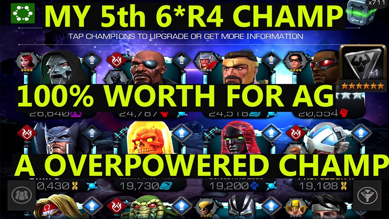 I RANKED UP A MONSTER CHAMPION MY 5th 6 STAR R4 CHAMPION AND GAMEPLAY ...