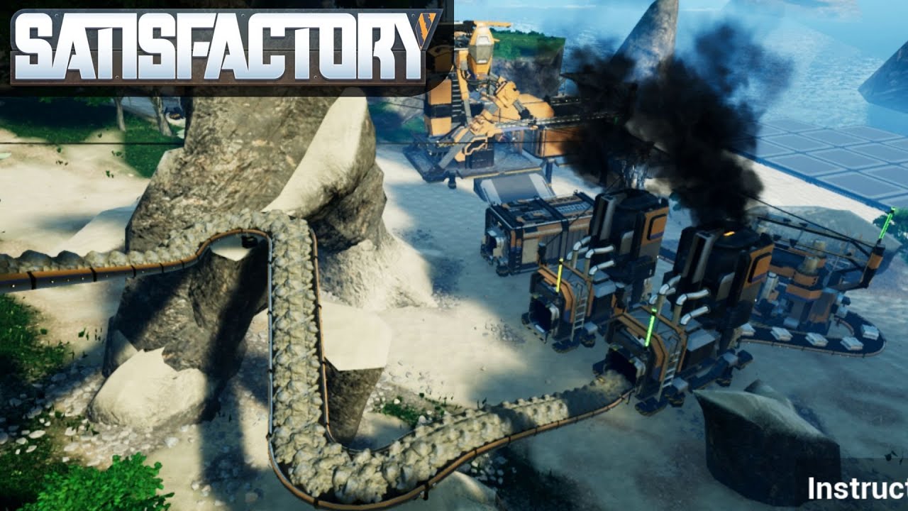 OCEANSIDE BASE SETUP | Satisfactory | Multiplayer Gameplay | S01E02 ...