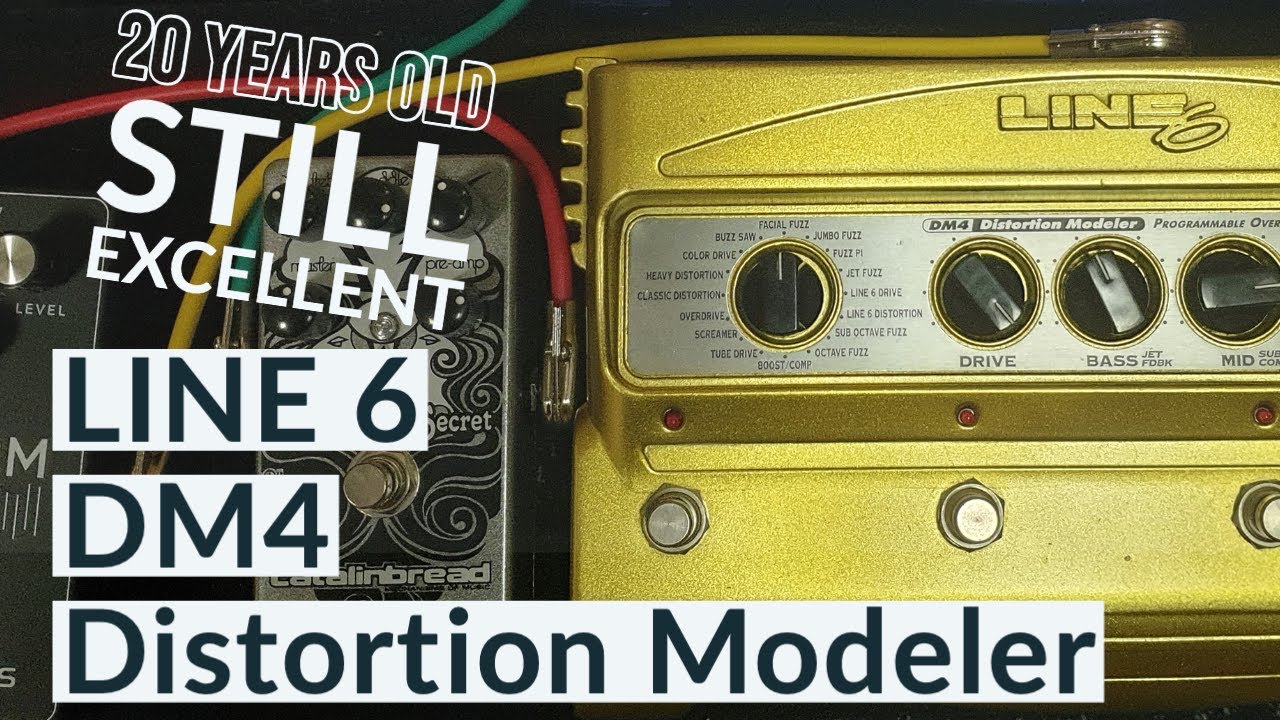Line 6 DM4 Distortion Modeler.. 20 Years old and STILL excellent ...