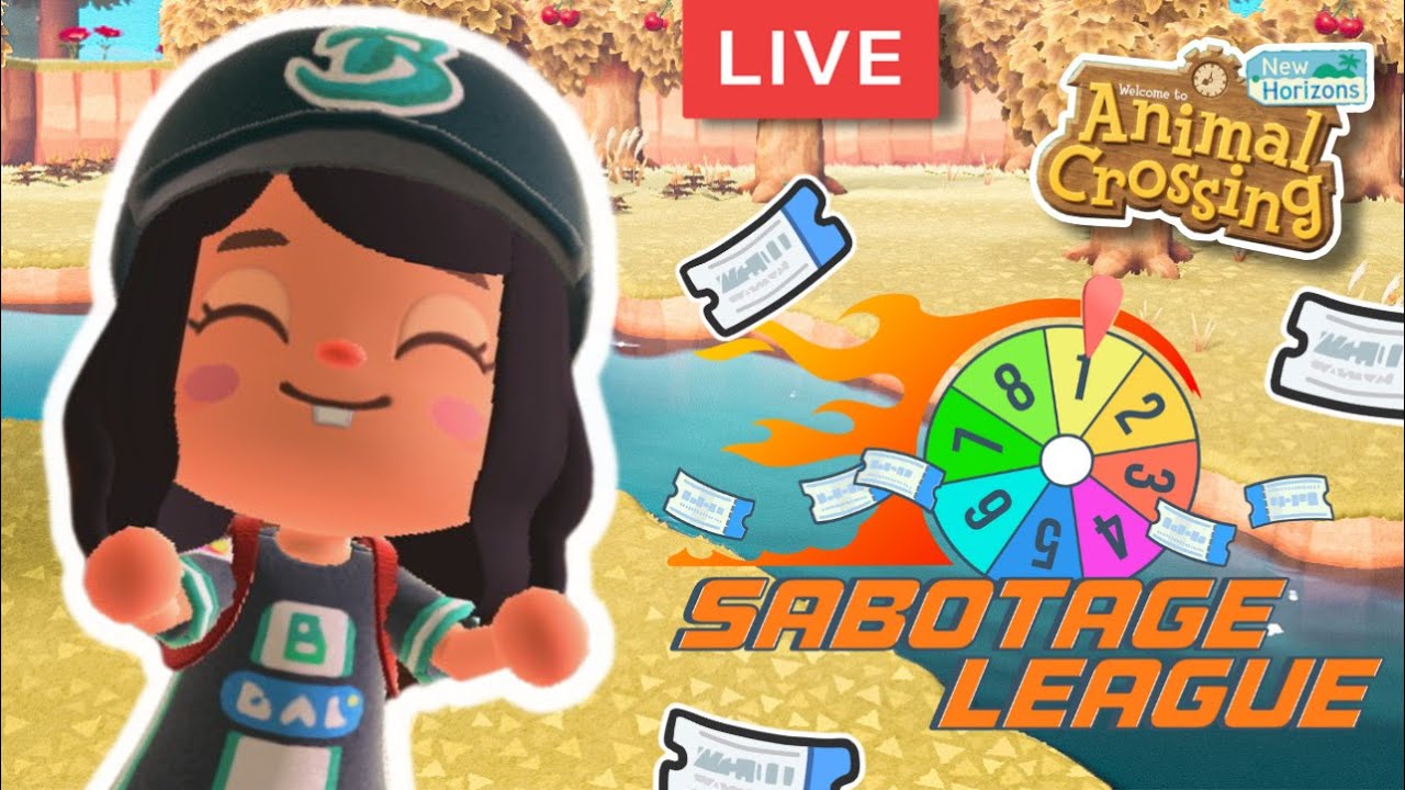 🔴 Sabotage League PREP (Animal Crossing New Horizons Live) - YouTube