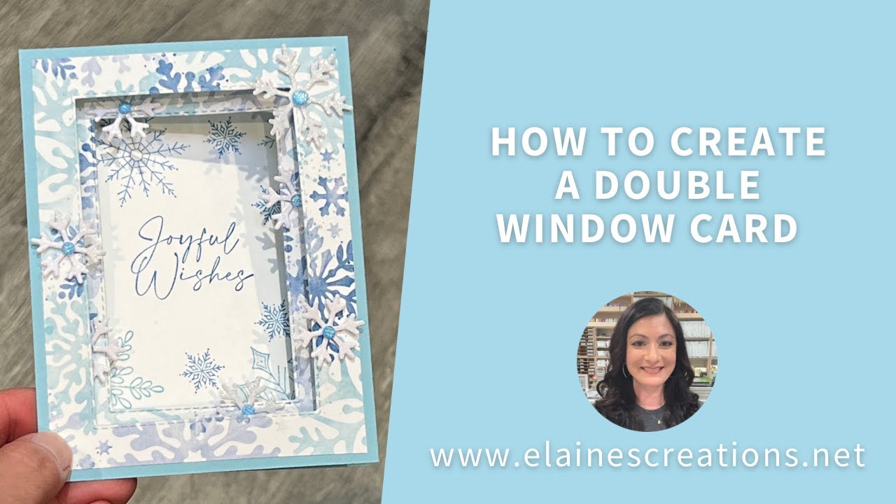 How to Create a Double Window Card! Sweet Stampin' #618 - YouTube