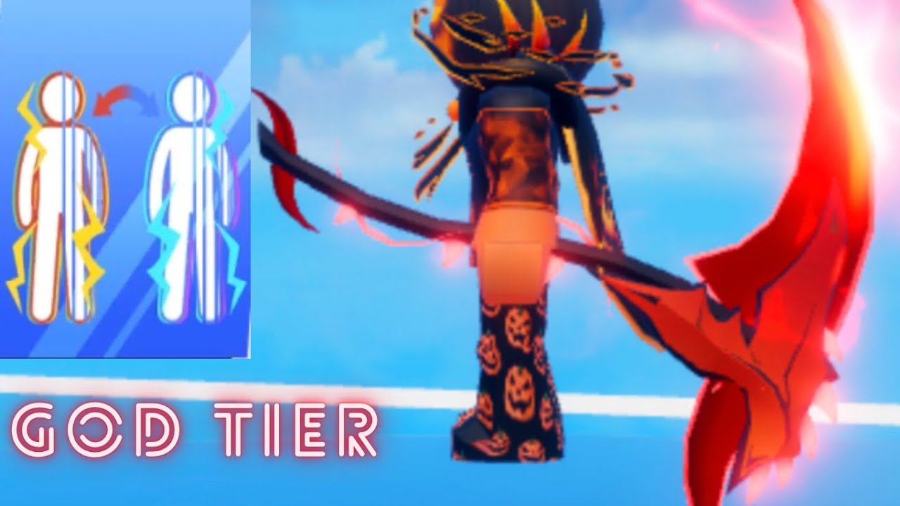 Using the NEW Hallow’s Edge Blade + SWAP ABILITY IS OP in Roblox Blade ...