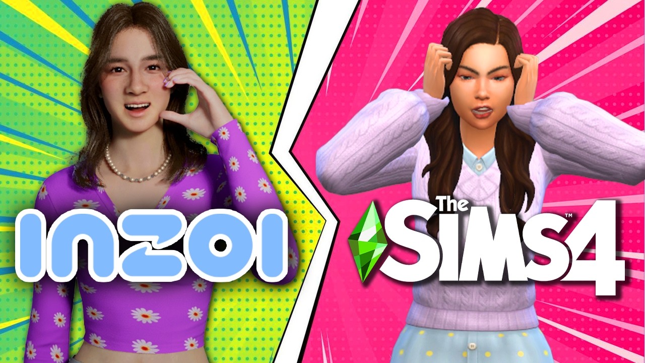 inZOI vs Sims 4: Is CAZ Better than CAS? | Comparing Create-a-Zoi with ...