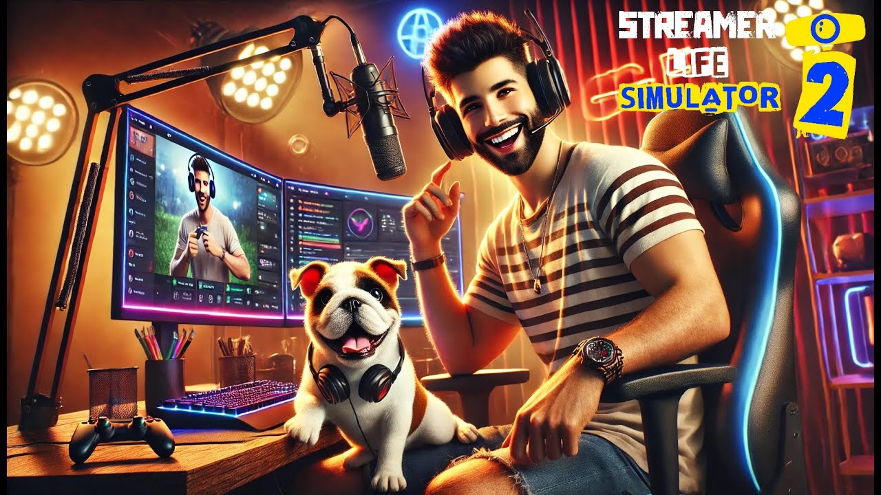 Streamer Life Simulator 2 #7 ENFIN UN VRAI SET-UP DIGNE D'UN STREAMER ...
