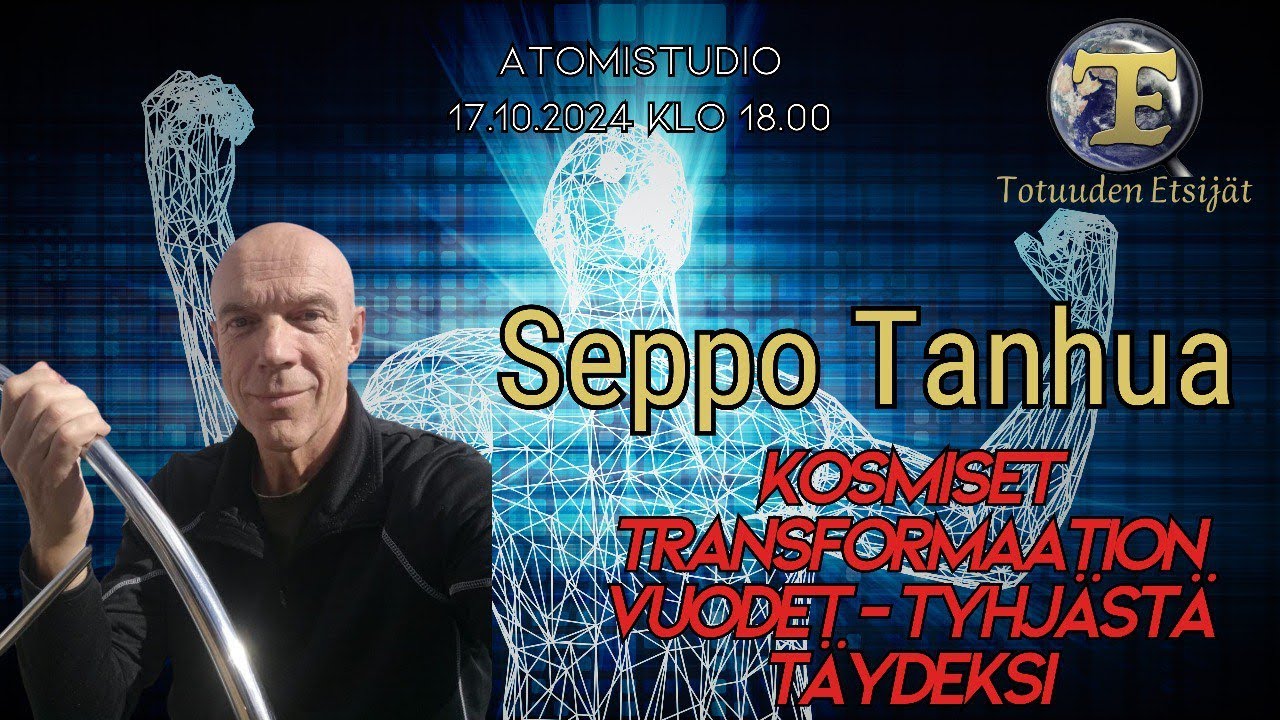 ATOMIstudio: Seppo Tanhua - Kosmiset transformaation vuodet - tyhjästä täydeksi - YouTube