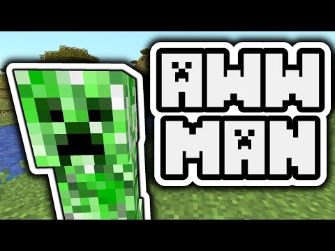 I changed Minecraft's sounds to Creeper Aww Man lyrics