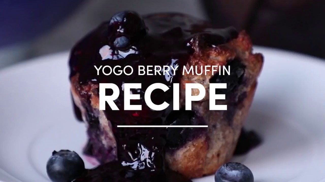 Amazing Yogo Berry Muffin You Need To Try! - YouTube
