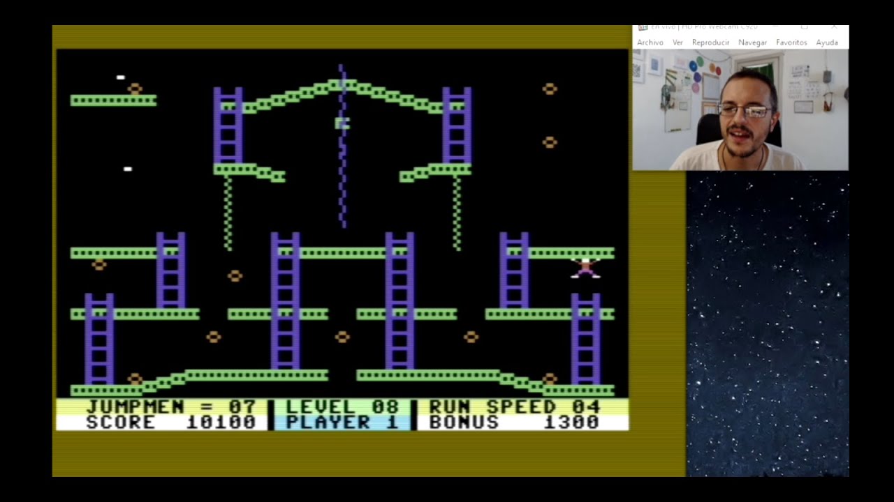 Jumpman (1983 - Commodore 64) - Uno de los reyes Plataformeros. - YouTube