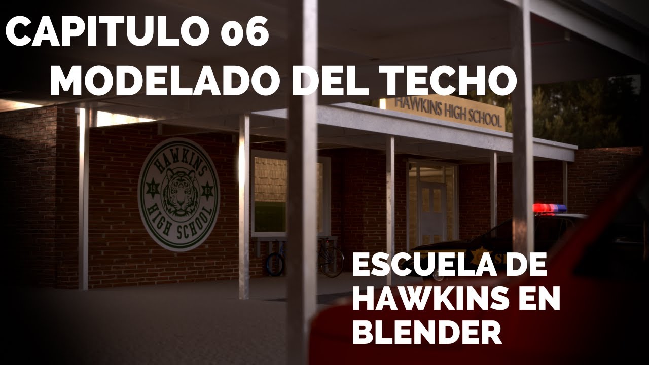 CAPITULO 6 MODELADO DEL TECHO (ESCUELA DE STRANGER THINGS EN BLENDER ...