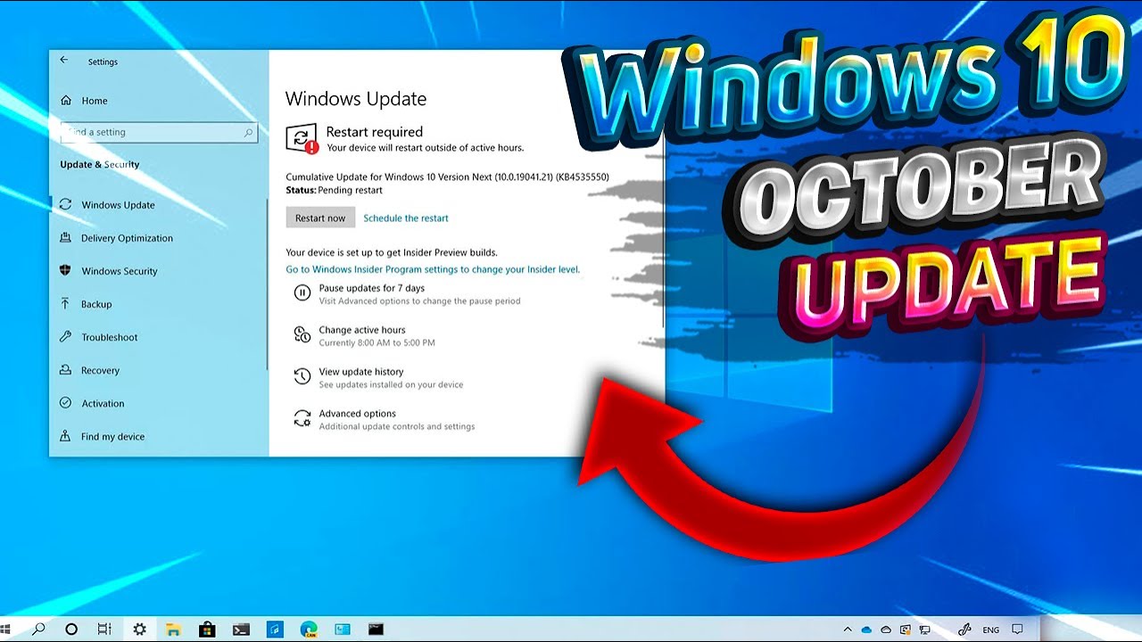 LANZAN🚀 Windows 10 OCTOBER 2022 UPDATE / UPDATE con CORRECCIONES! - YouTube