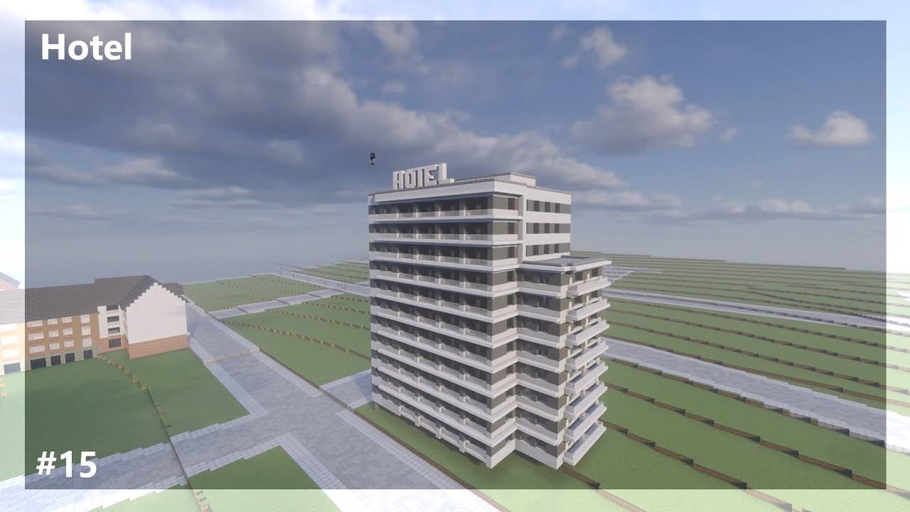 Building a City #15 // Hotel - Minecraft Timelapse - YouTube
