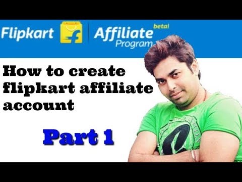 How to create flipkart affiliate account - YouTube