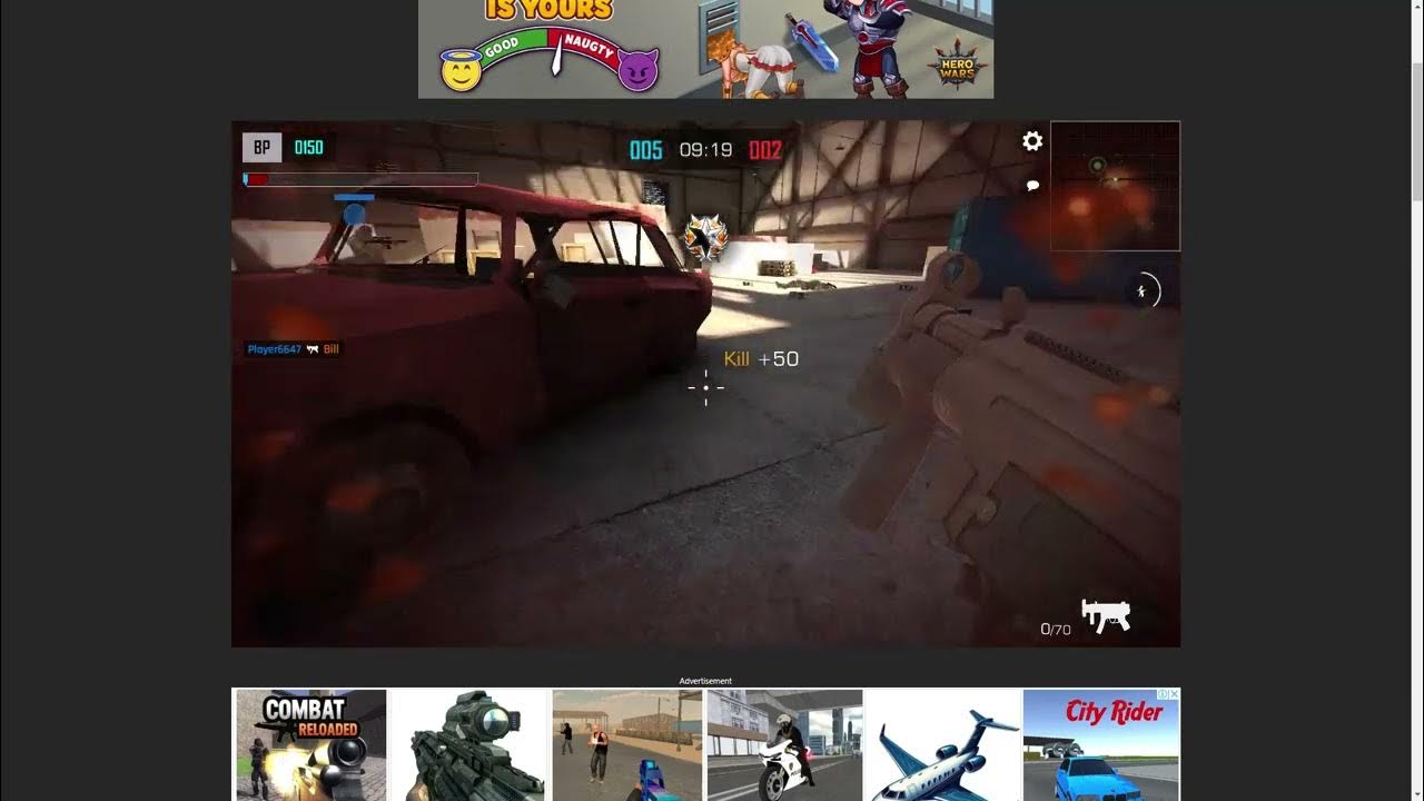 WebGL FPS Multiplayer Game Created On Unity - YouTube