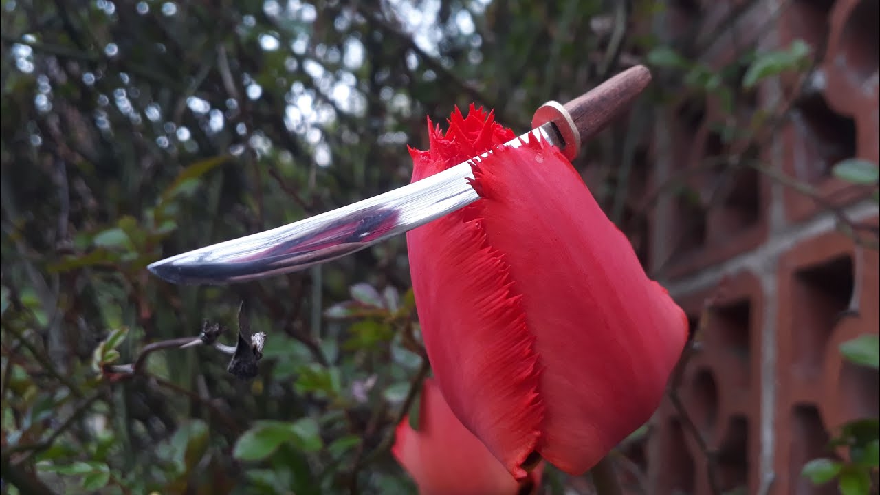 MAKING TINY KATANA FROM RUSTY NAIL !!!!! - YouTube