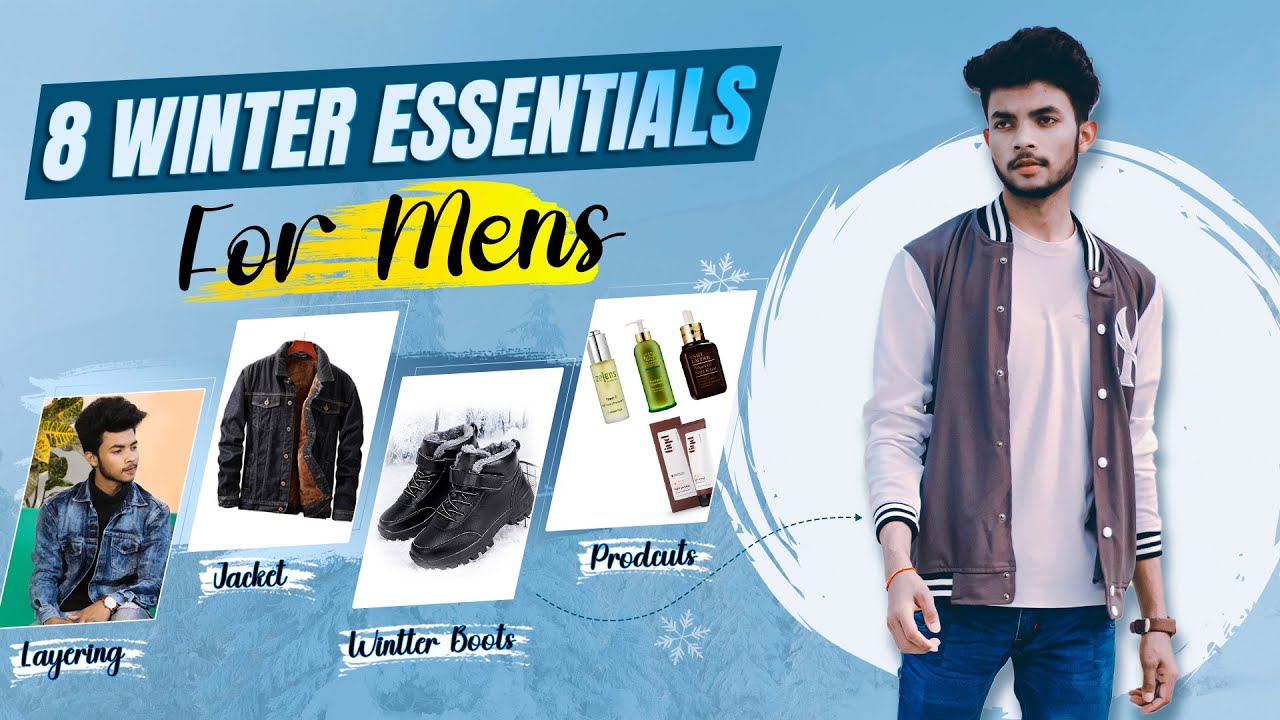 8 Winter Essentials for men in 2024 | Best Essential for men (Winter ...