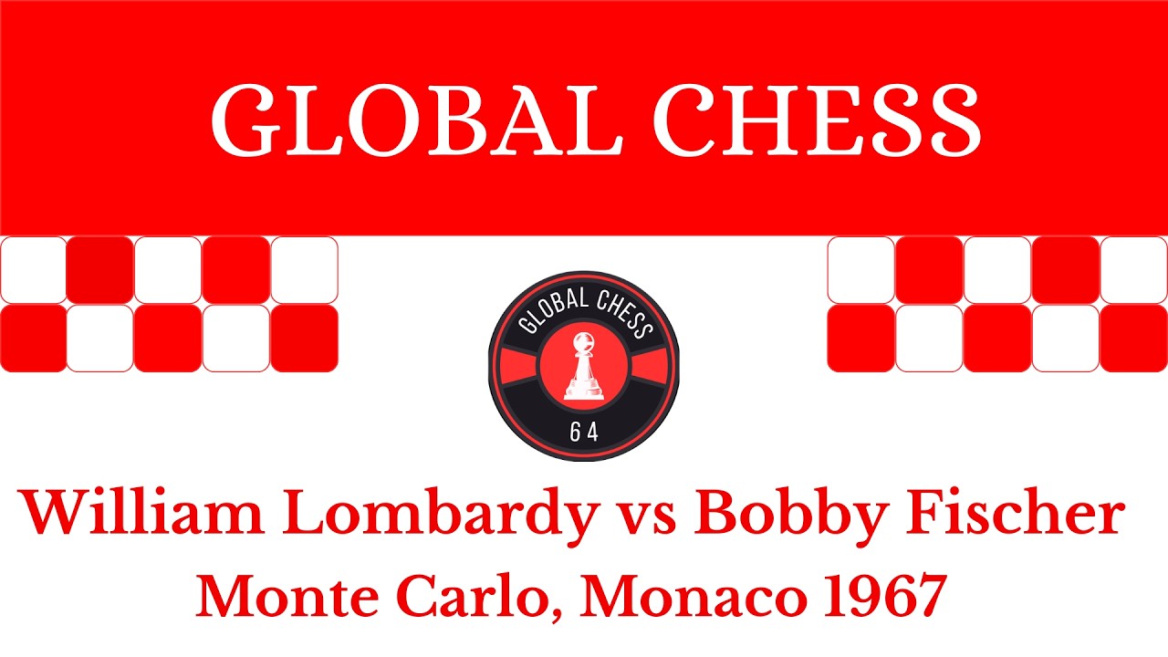William Lombardy vs Bobby Fischer. Monte Carlo, Monaco 1967 - YouTube