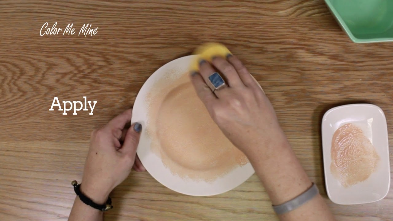 Color Me Mine Sponge Technique - YouTube