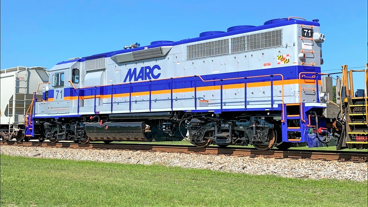 MARC 71 on CSX M410 - YouTube