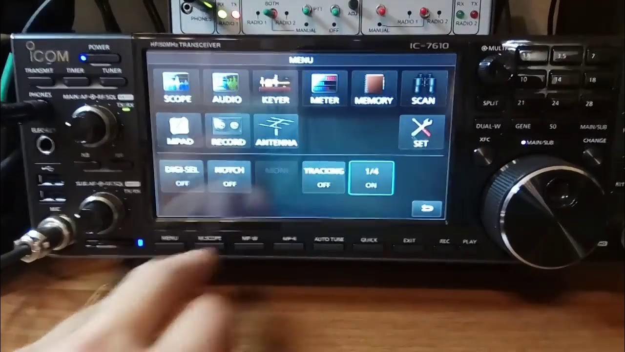 ICOM IC-7610 Firmware update - YouTube