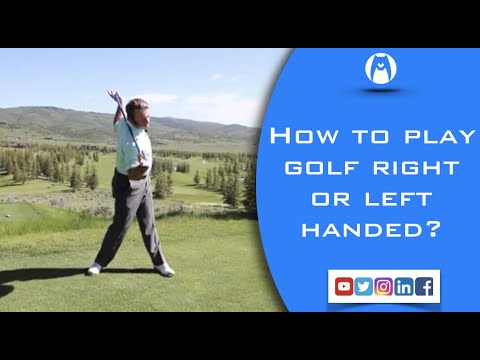 Learn how to play golf right handed and left handed! - YouTube