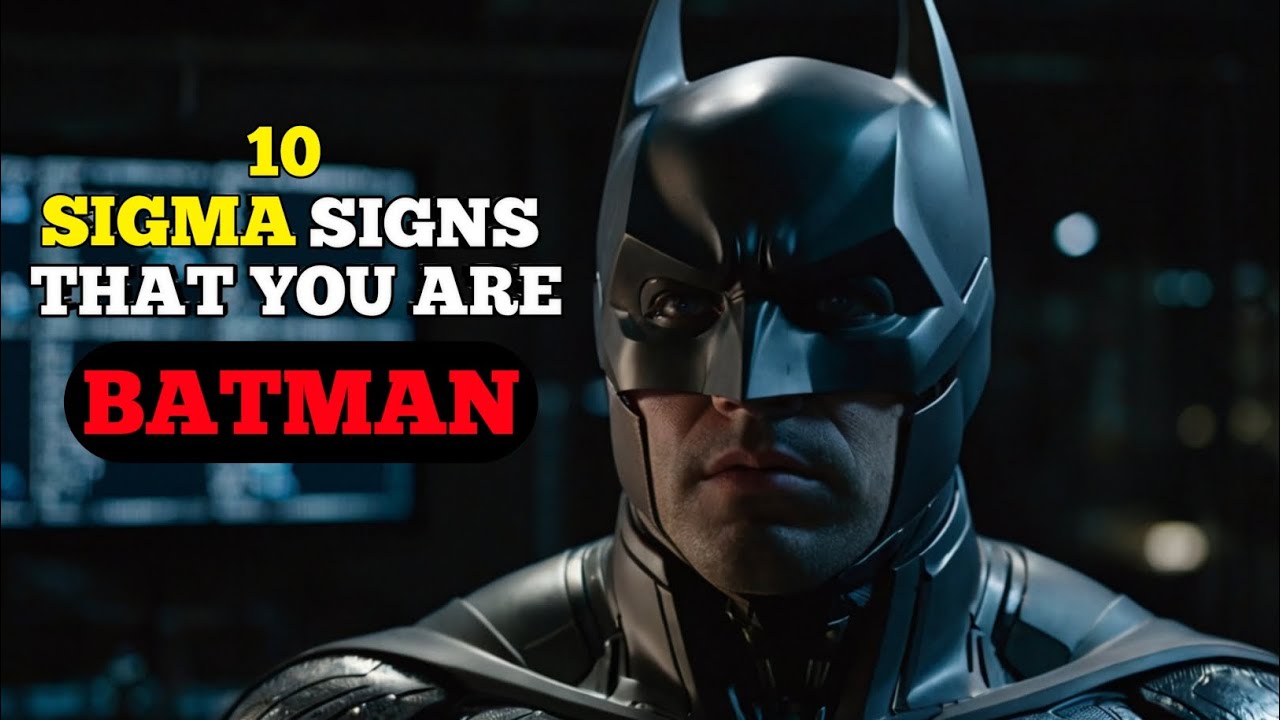 🔥10 Sigma Signs That You Are Batman |@dcofficial - YouTube