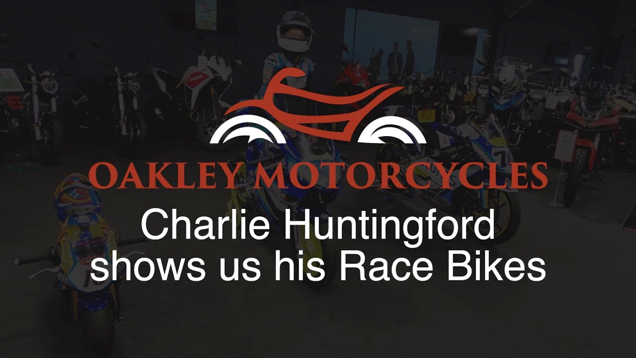 Charlie Huntingford shows us his Race Bikes - YouTube