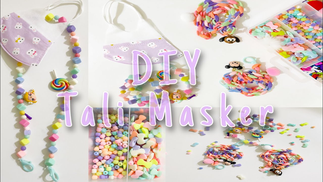 DIY KALUNG MASKER LUCU [MASKER STRAP] - YouTube