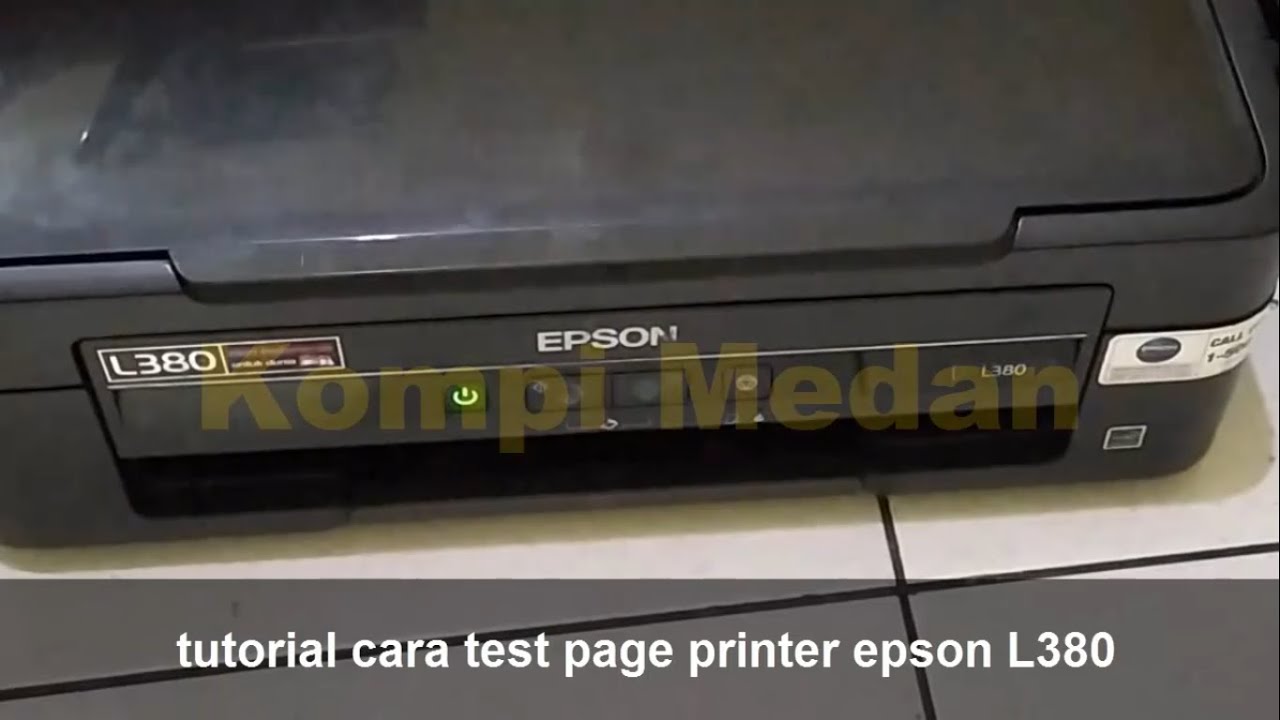 cara test print manual printer - YouTube