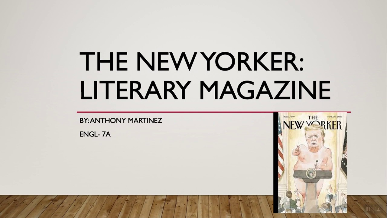 Literary Magazine Project - YouTube