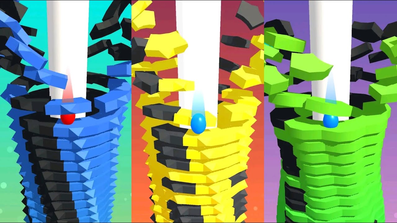 Stack Ball 3D Part 5 All Level Gameplay - YouTube