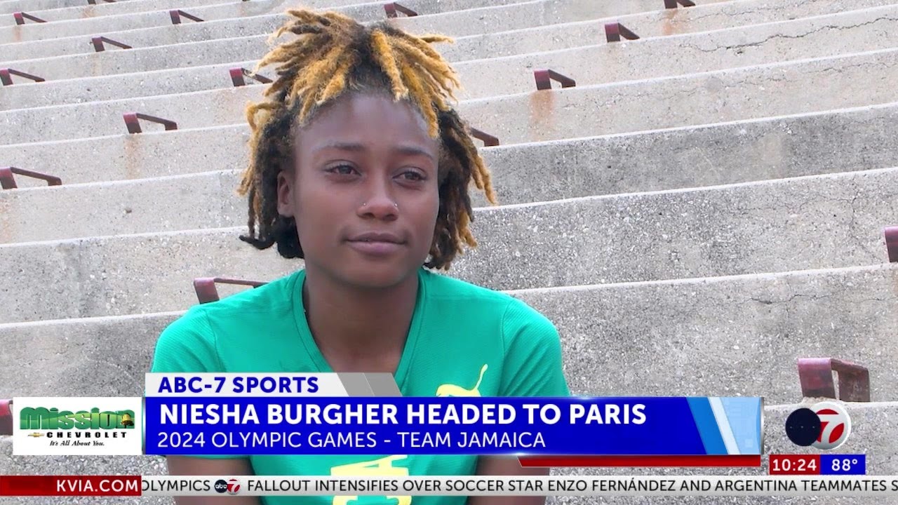 One-on-one with Niesha Burgher ahead of first Olympic Games - YouTube