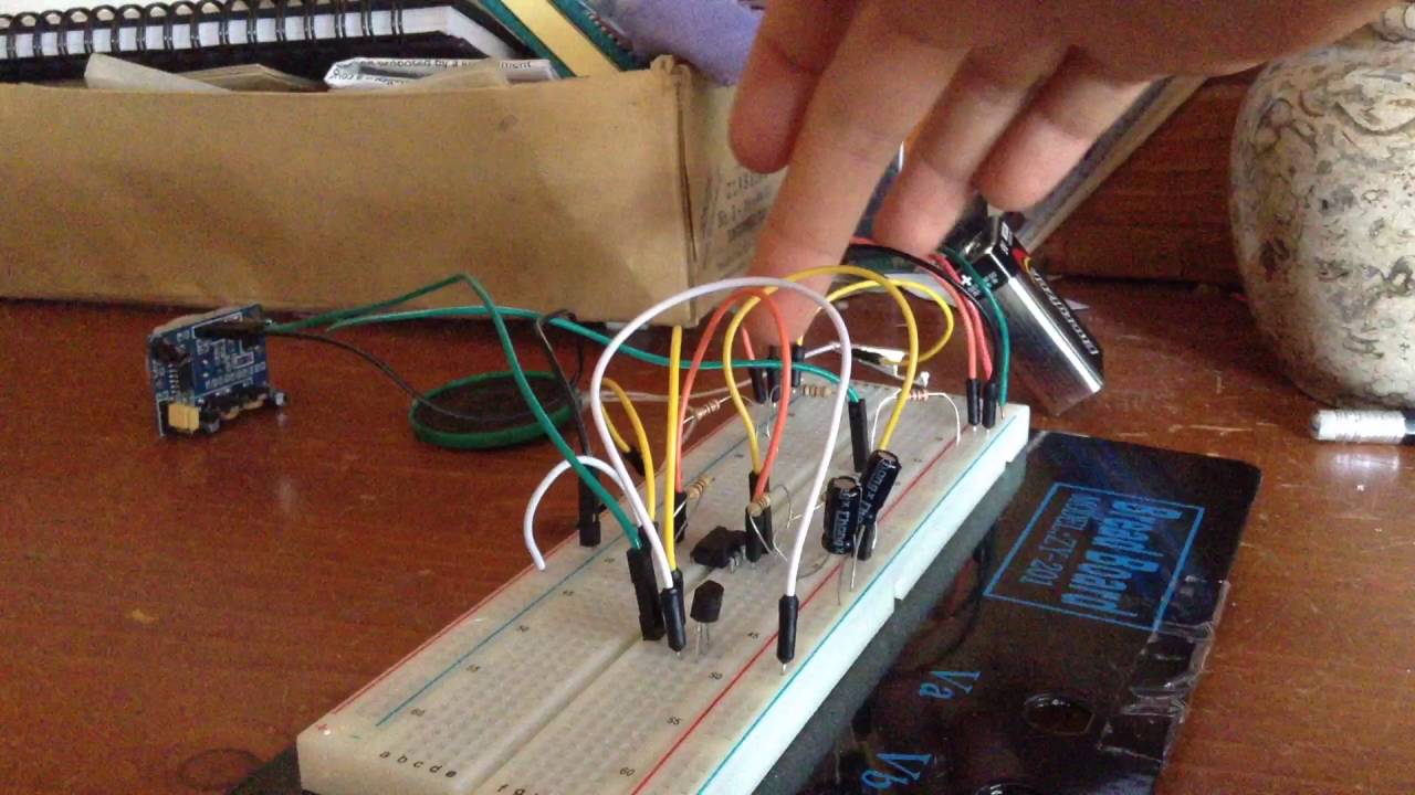 555 timer PIR alarm system V3 - YouTube