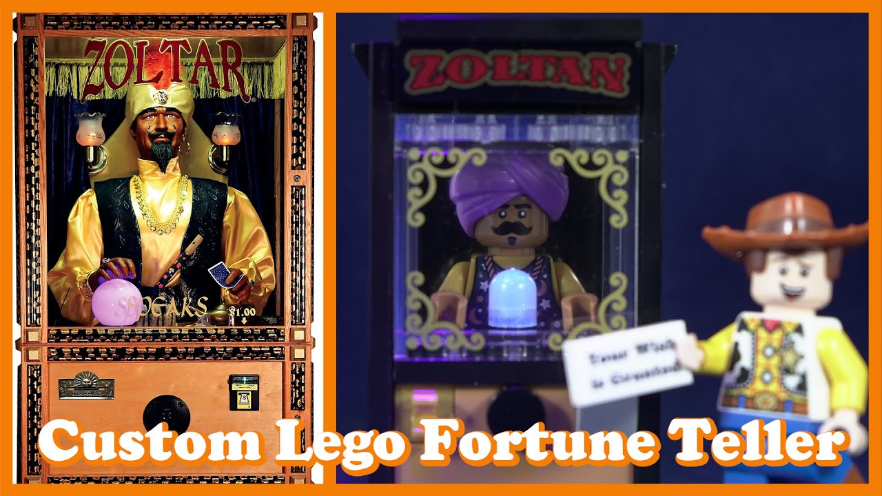 Check Out This Cool Custom Lego Fortune Teller Set! (Lego Zoltar by ...
