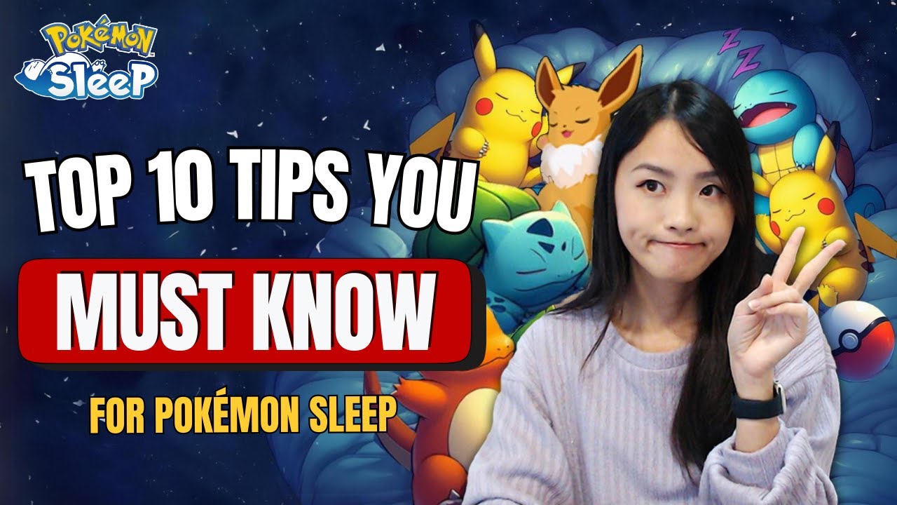 TOP 10 Tips You MUST KNOW For Pokémon Sleep - YouTube