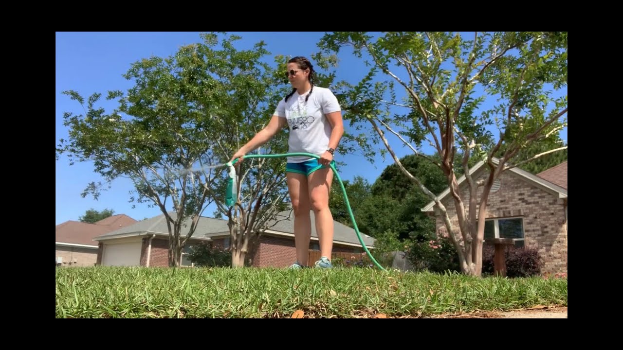 Spraying First Round of Sunday Lawn Care Fertilizer 🤞🏼| Application ...