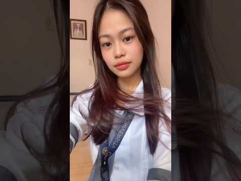 Finally, I've got to wear my white unif💋✨️ #transition #medical #psychology #students #college #cute