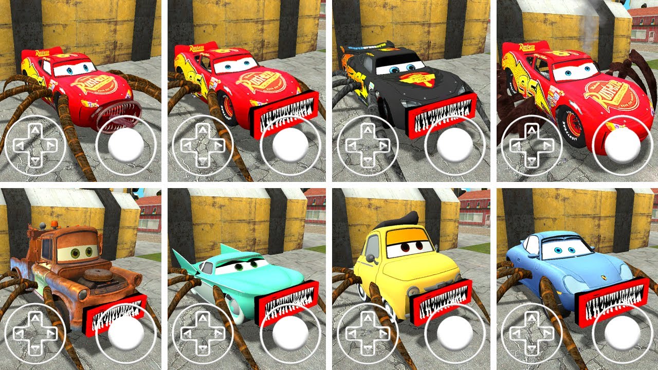 Everything Turned into Car Eater Monster: Lighning McQueen Eater Family ...