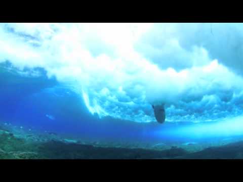underwater perspective of waves - YouTube
