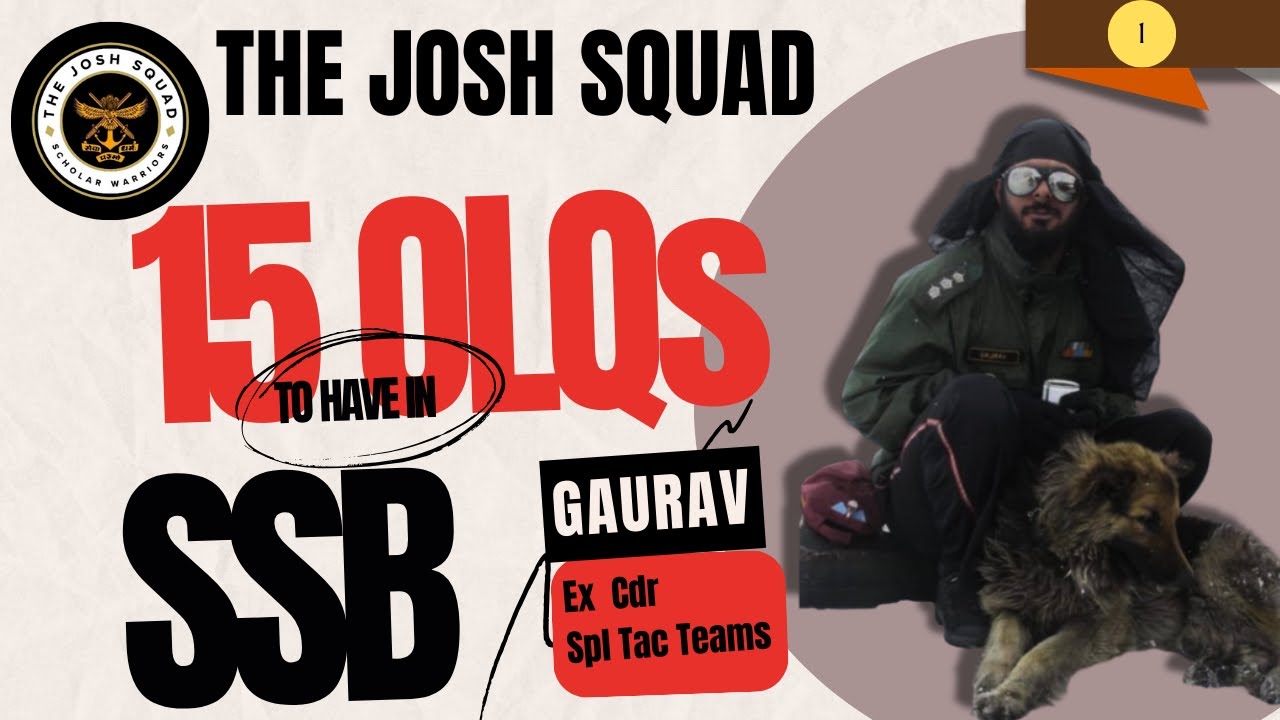 Mastering OLQ in SSB: Effective Intelligence - YouTube