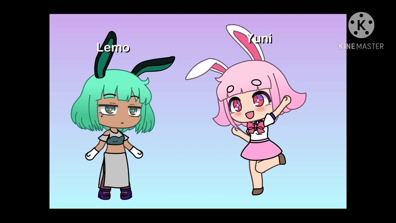 Lemo and Yuni glow-up!! (gacha life) - YouTube