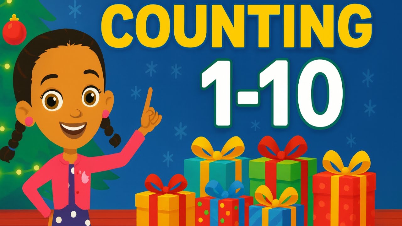 CHRISTMAS GIFT HUNT: COUNTING 1–10 AROUND THE HOUSE 🎄🎁 - YouTube