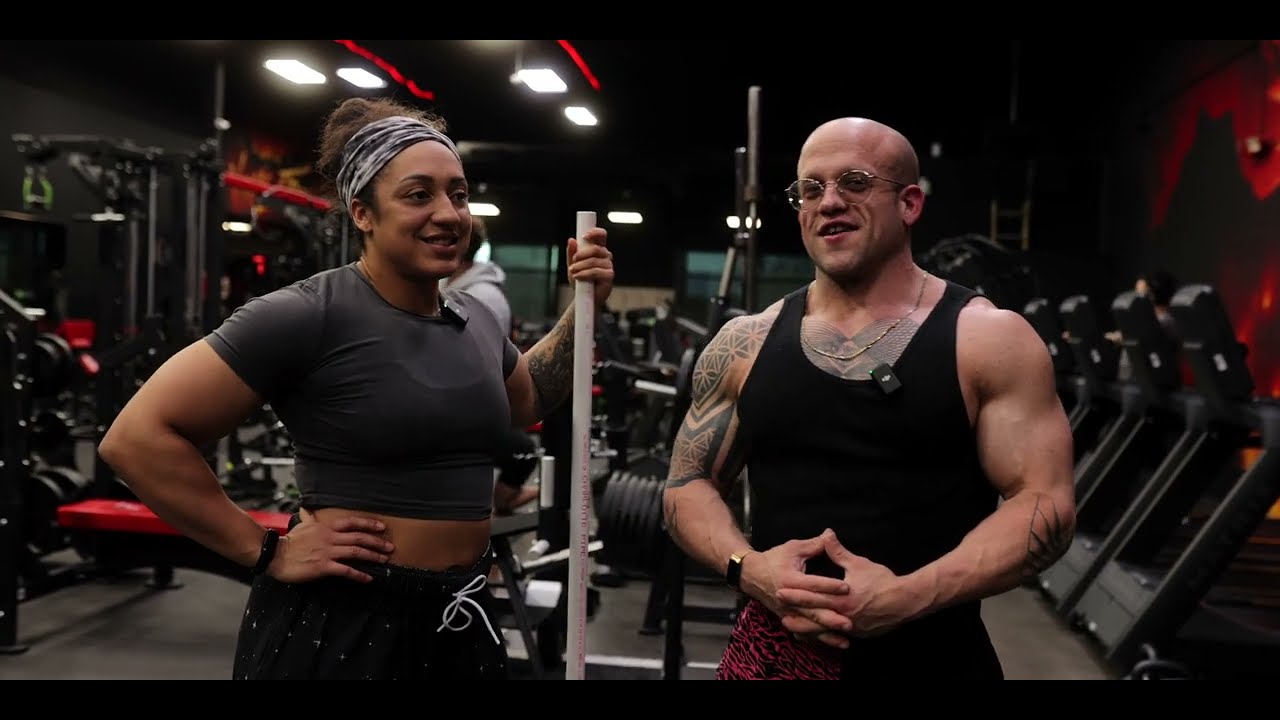 8 Weeks Out Push Day w/ Joe Sullivan and Brianny Terry - YouTube