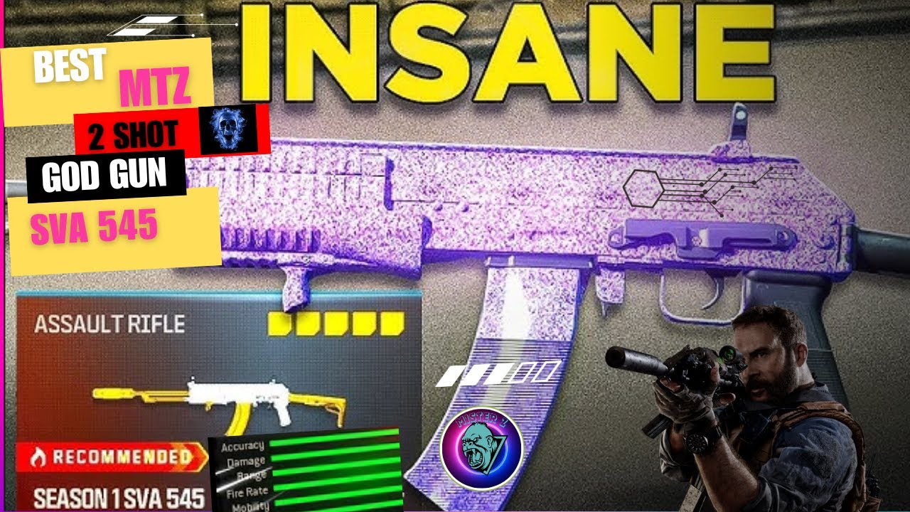 the SVA 545 AND *2 SHOT* MTZ INTERCEPTOR in WARZONE 3! *Best MTZ ...