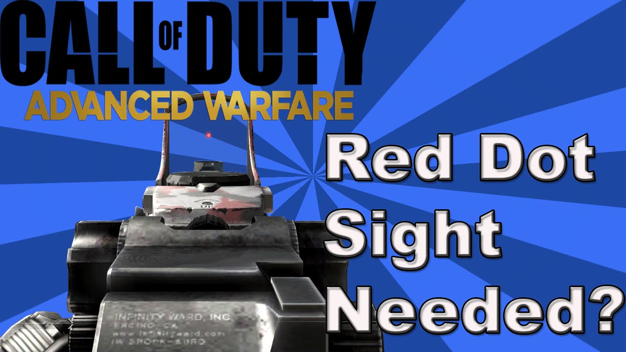 COD Advanced WarFare: Red Dot Sight? - YouTube