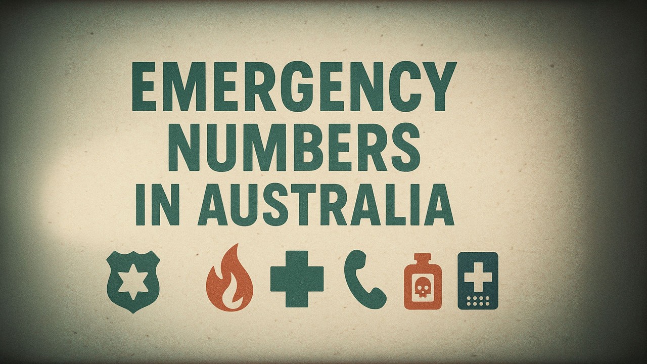 Emergency Numbers in Australia – Retro First Aid Explainer - YouTube