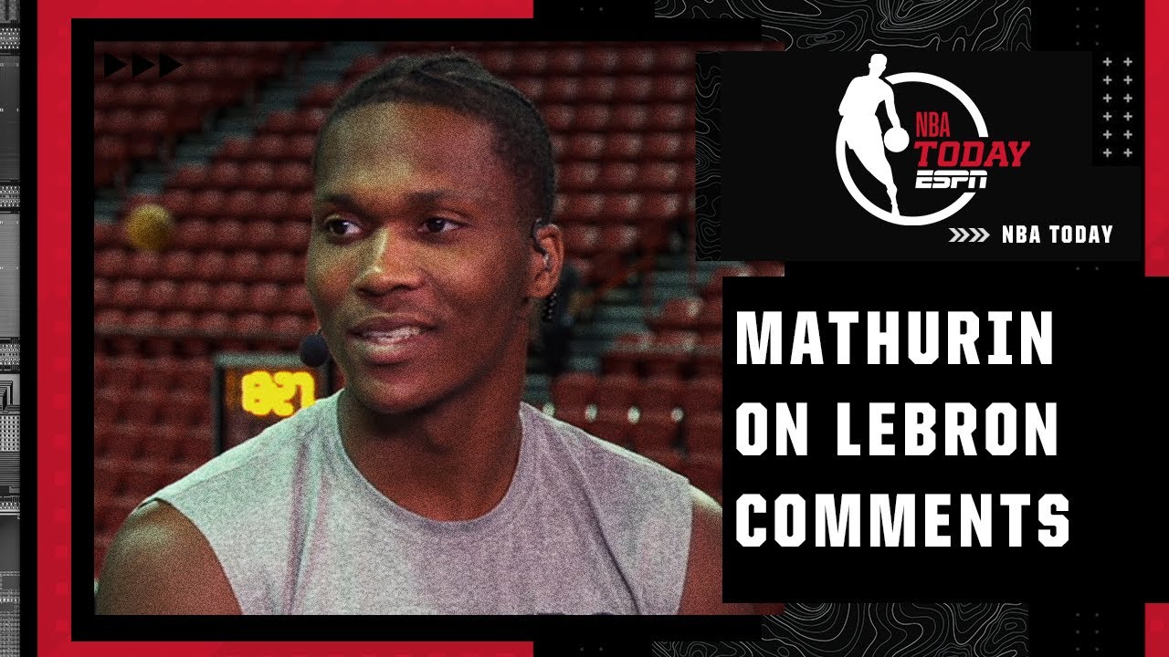 Bennedict Mathurin wants to clarify his comments about LeBron James 🤣 ...