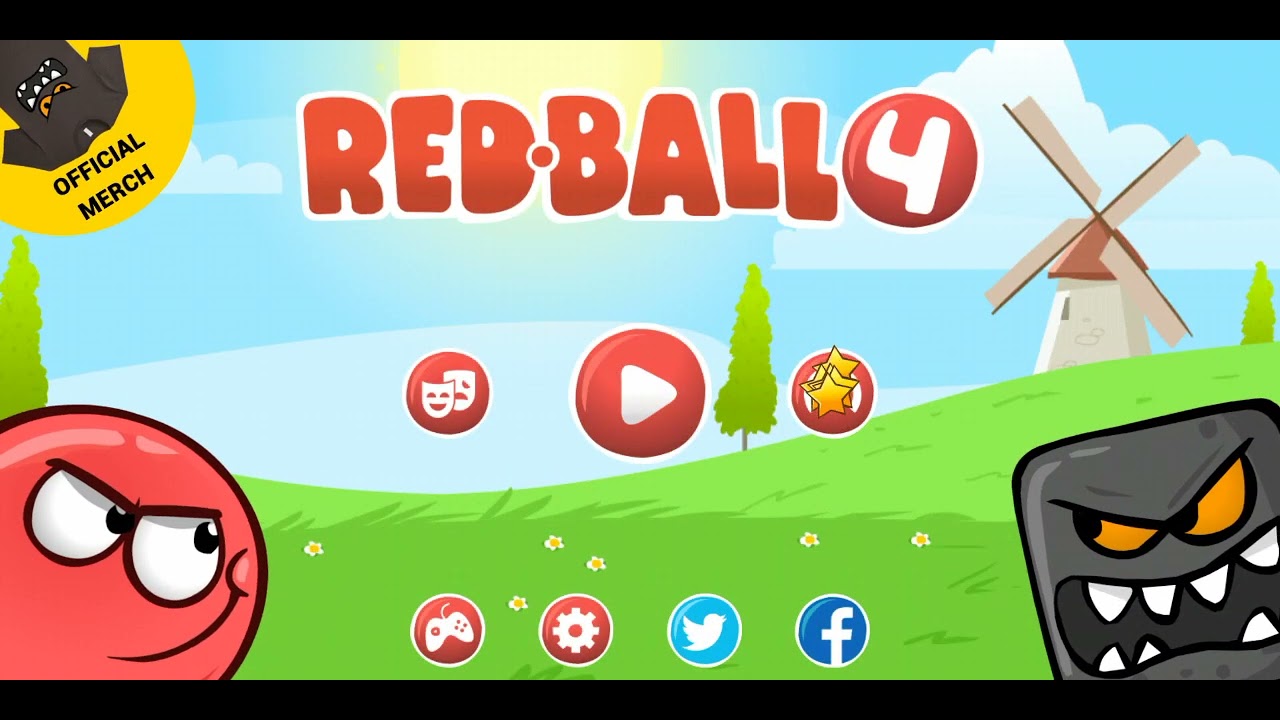 defeating the level 1 boss of red ball - YouTube