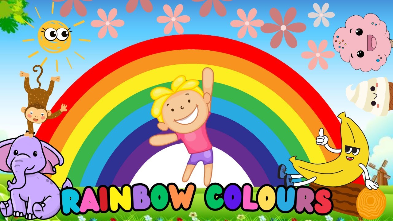 Rainbow Colors - Learn the colors with me - YouTube