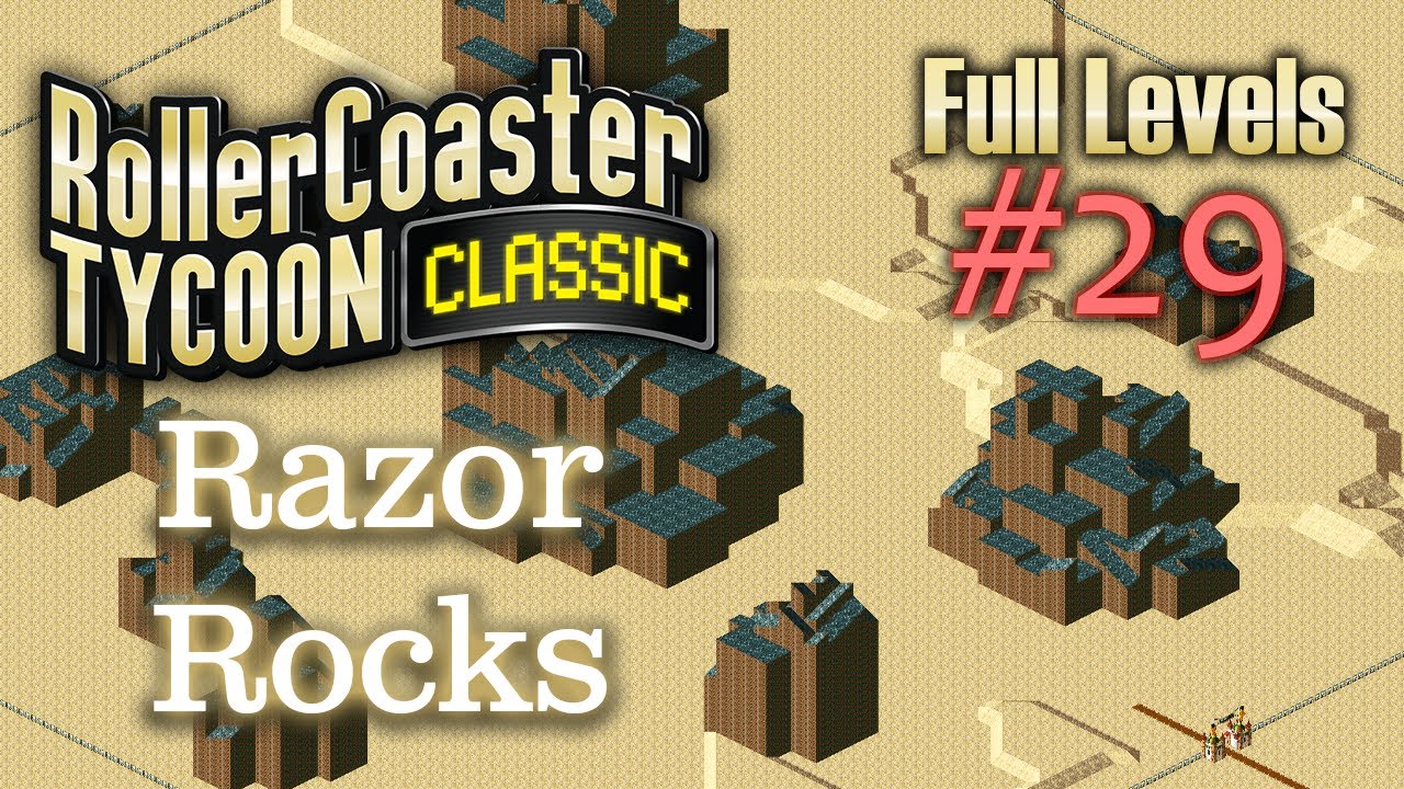 Razor Rocks | Rollercoaster Tycoon Classic: Full Levels Playthrough ...