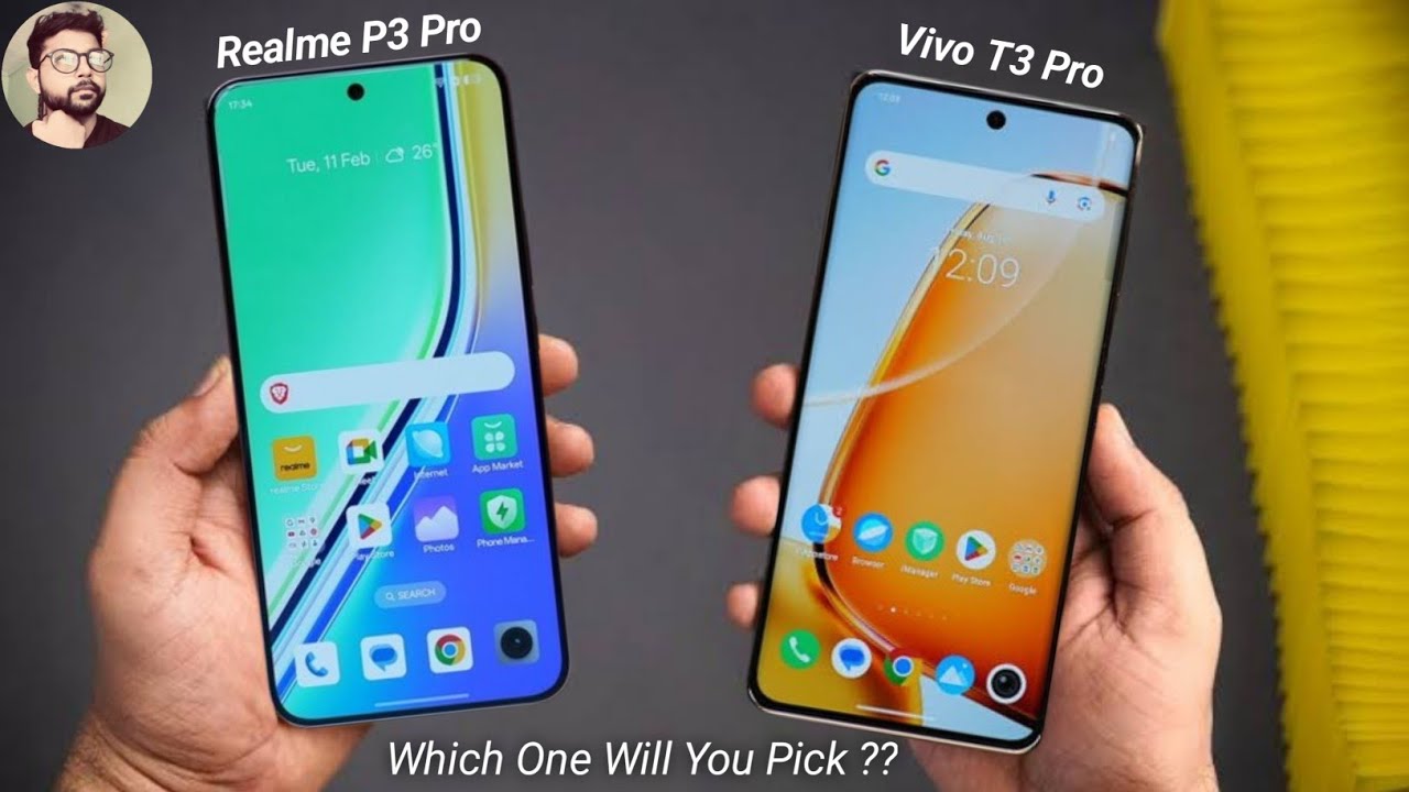 Realme P3 Pro 5G vs Vivo T3 Pro 5G Comparison | KAUN SA LE ?🤔 - YouTube